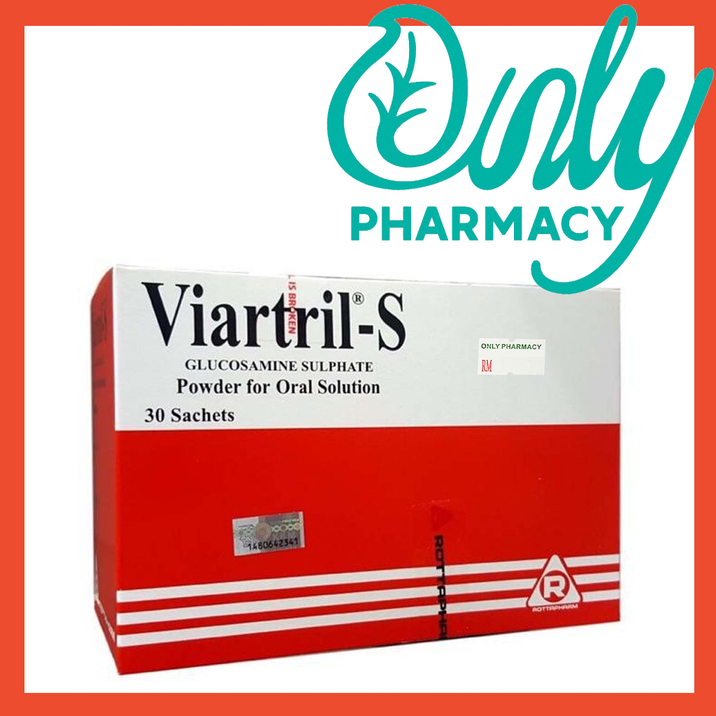 Viartril-S Powder 1500mg 30 Sachets/ box Glucosamine 1500mg EXP09/25 ...