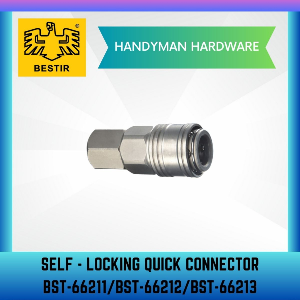 BESTIR SELF - LOCKING QUICK CONNECTOR 66211,66212,66213 READY STOCK ...