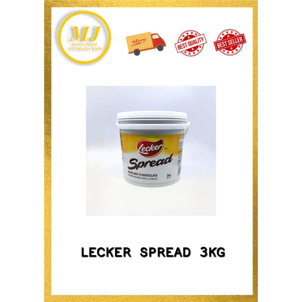 Lecker Spread 3kg (Hazelnut & Chocolate) | Shopee Malaysia