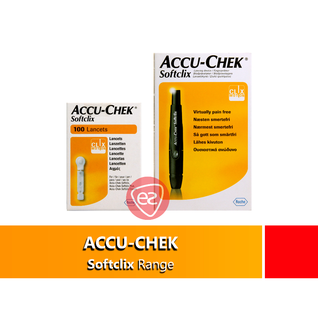 Accu-Chek Softclix Kit (1 Softflix Lancing Device + 25 Softlix Lancets ...
