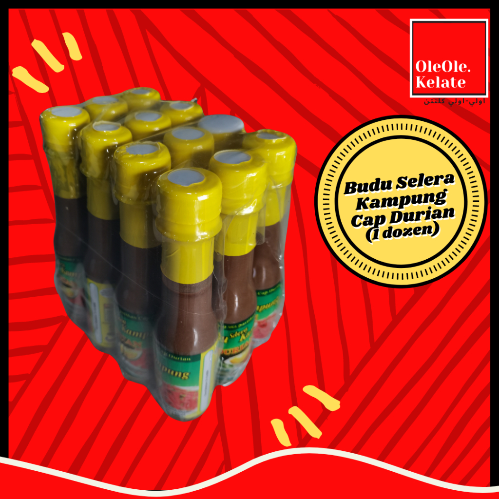 Budu Selera Kampung Cap Durian (1 dozen) | Shopee Malaysia