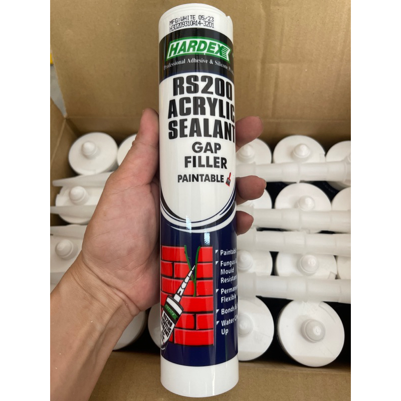 No more gap New Stock Hardex RS200 450G Gap Sealant Putih/White Silicon ...