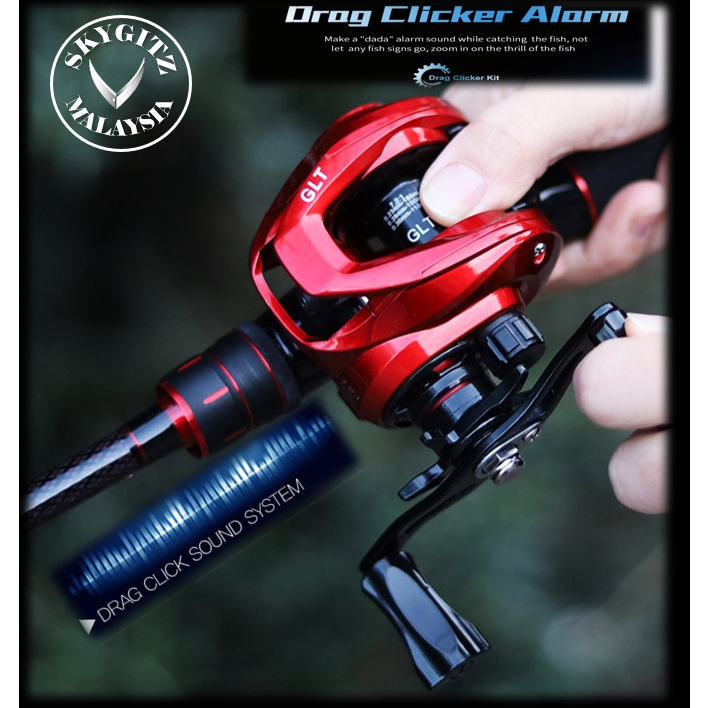 SKYGITZ MALAYSIA Drag Clicker Series Red Blood J Dream Fishing Bait ...