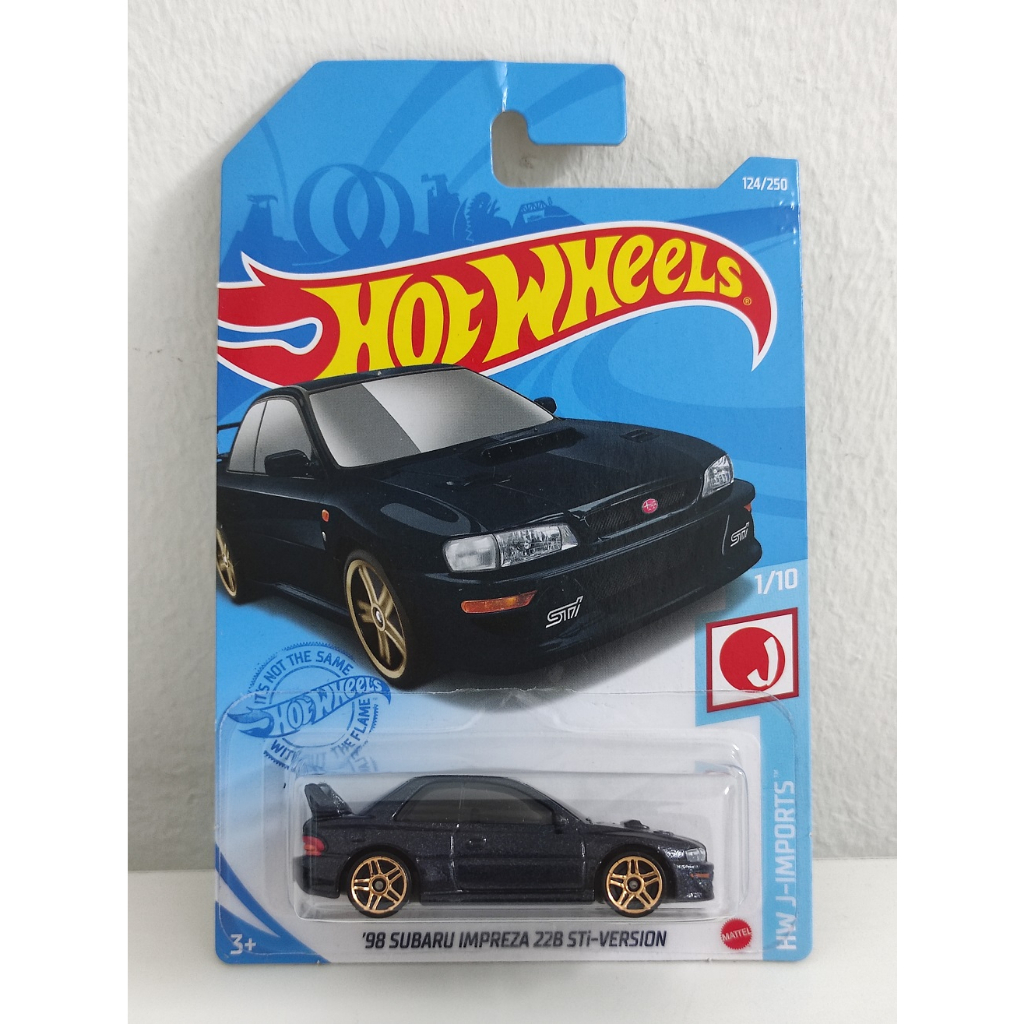 Hot Wheels 98 Subaru Impreza 22B STi Version (Top card got bent mark ...