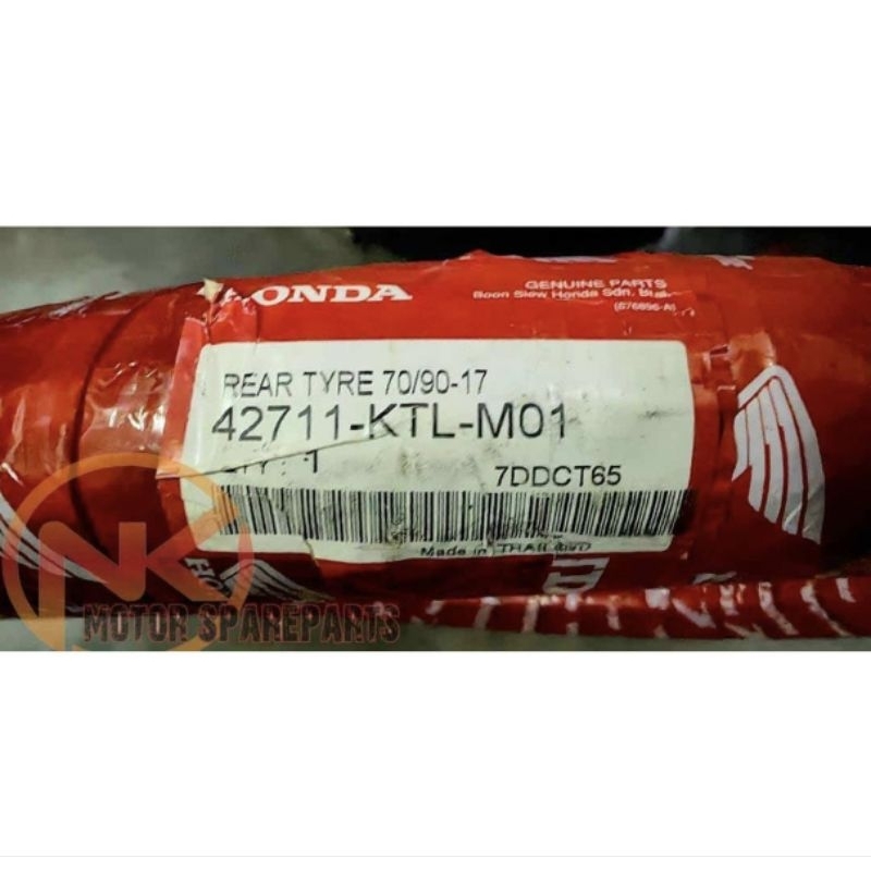 Ex5/ Ex5 Dream Rear Tyre (IRC) 70/90-17 Tayar Belakang (Bunga asal ...