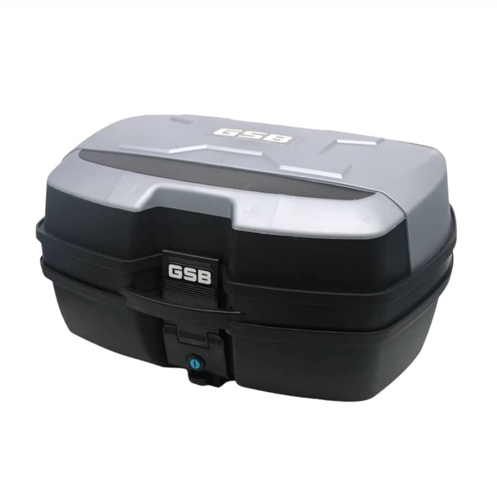 100%} GSB TOP BOX 47 LITER , GIVI STYLE , FREE BASE PLATE SHAD STYLE ...