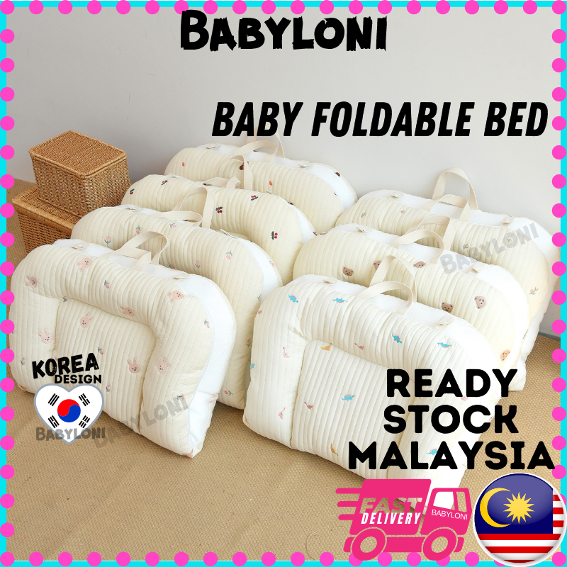 MALAYSIA Baby Portable Foldable Cotton Quilted Mattress Womb Bed ...