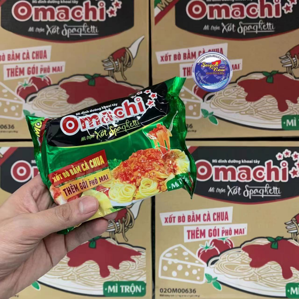 Omachi Mi Tron Spaghetti Instant Noodle Spaghetti Sauce (30 Pack x 91g ...