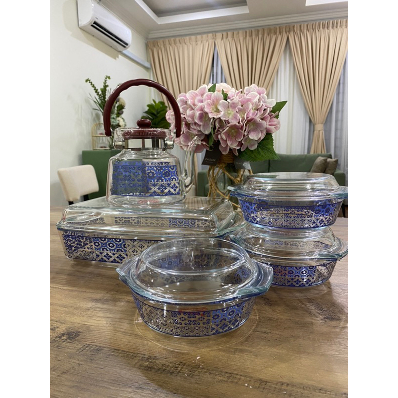 Set Casserole Mangkuk Hidangan Kaca Raya / Bekas Mangkuk Satay Raya ...