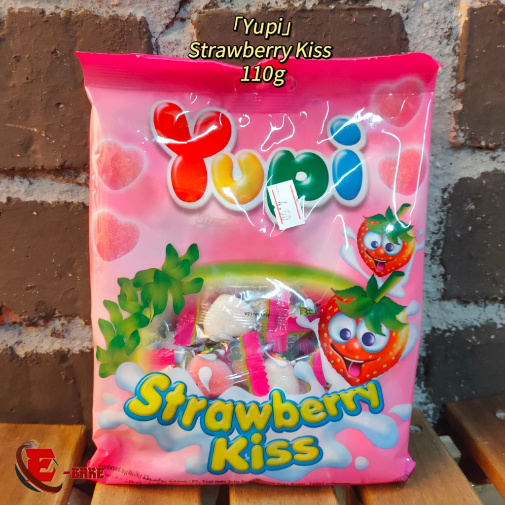 YUPI STRAWBERRY KISS |110G |HALAL | Shopee Malaysia