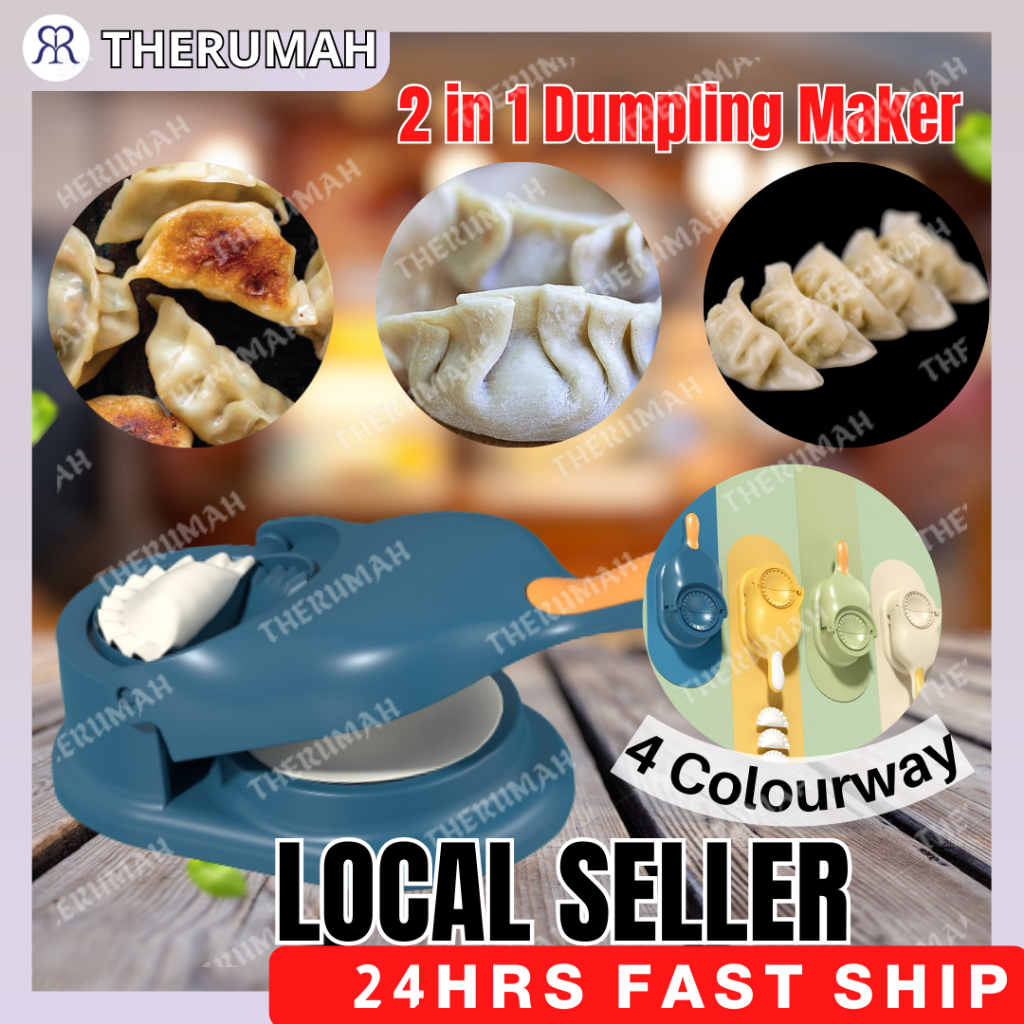 24HRS SHIP!! 2-in-1 Acuan Karipap Dough Pressing Tool Set Dumpling ...
