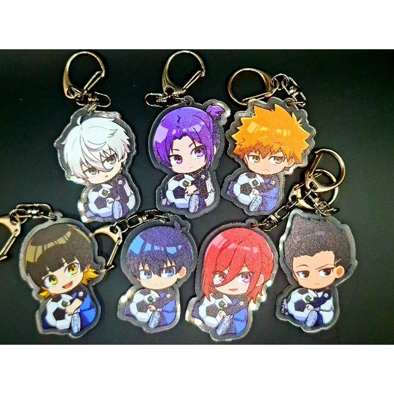 BLUE LOCK FAMILY SET 5 (KEYCHAINs) | Shopee Malaysia