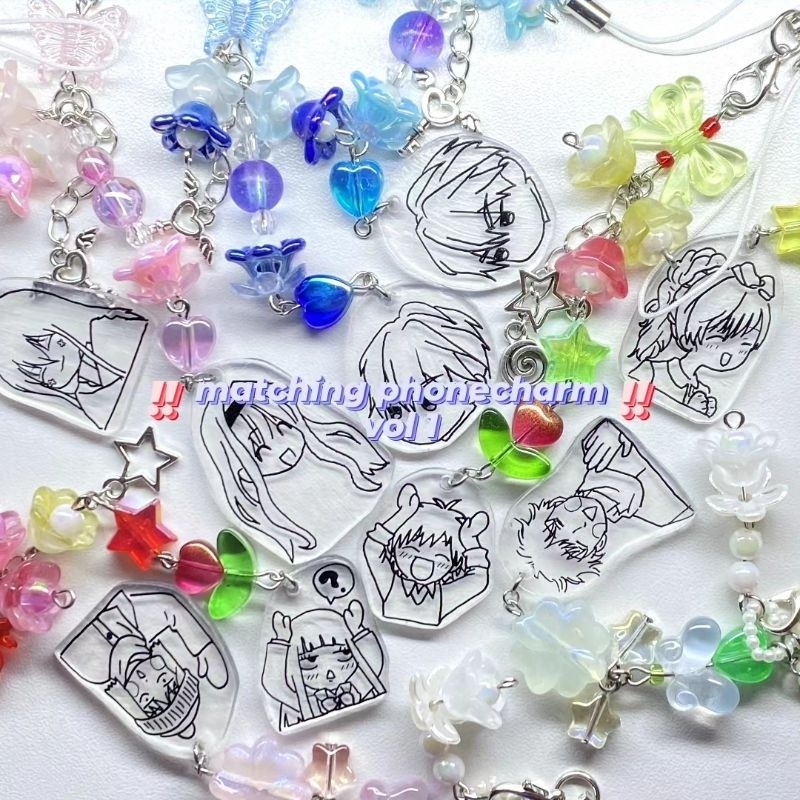 彡 Matching phone charm vol 1 | Shopee Malaysia