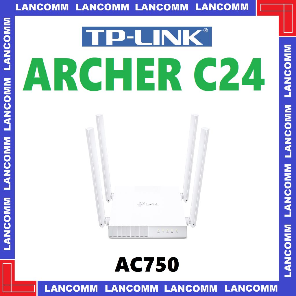 TP-LINK Archer C24 AC750 Dual-Band Wi-Fi Router | Shopee Malaysia