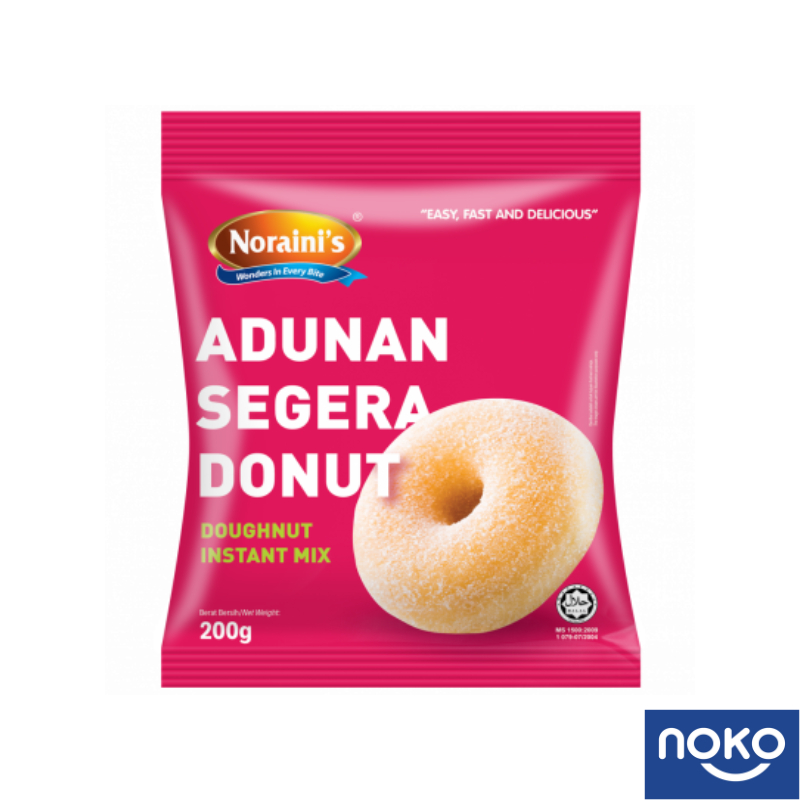 Noraini’s Adunan Segera Donut Doughnut Instant Mix Flour 200g/pack ...