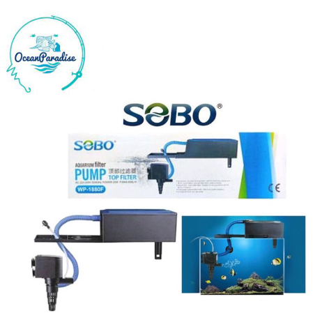 Sobo Aquarium External Top Filter Powerhead Pump With Box WP1880F ...