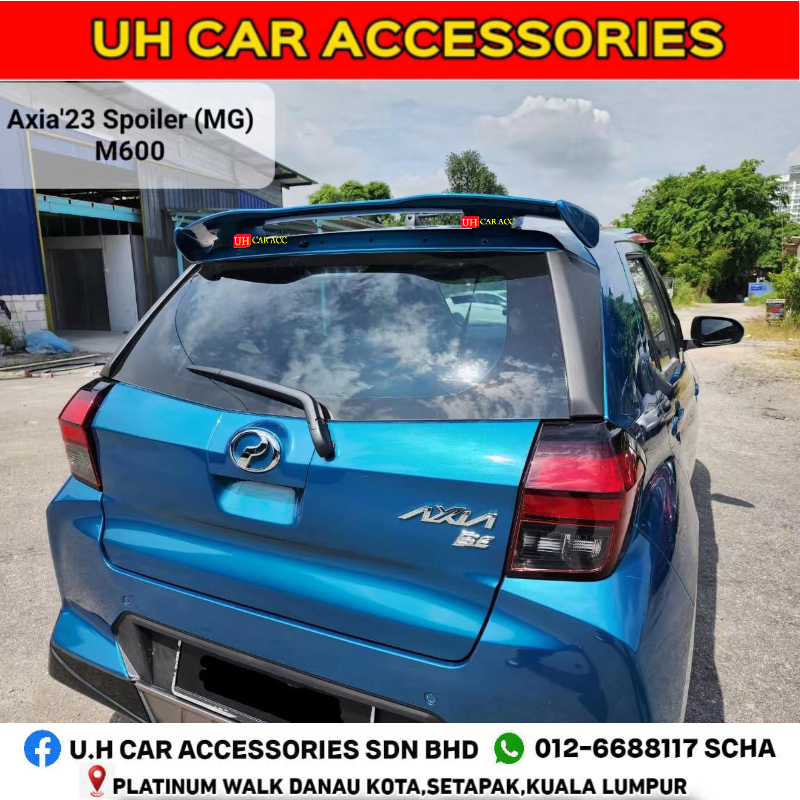 PERODUA AXIA 2023 2024 MUGEN SPOILER NO PAINT | Shopee Malaysia