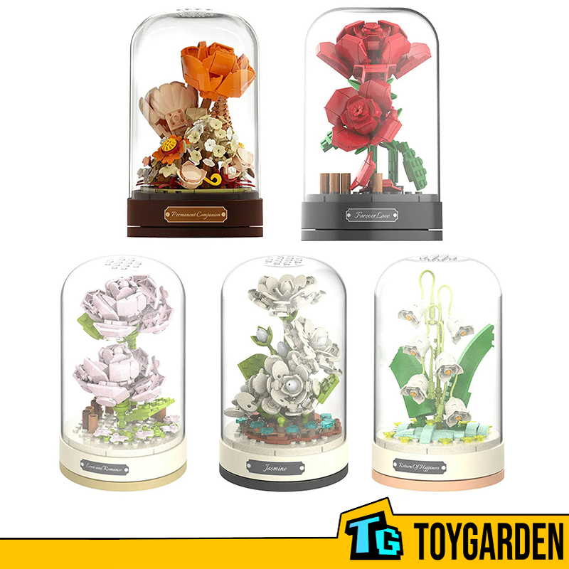 JAKI Preserved Flower Music Box + Display Cover | Shopee Malaysia