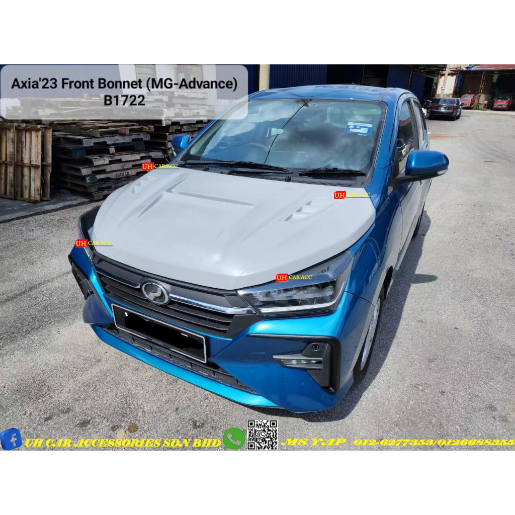 PERODUA AXIA 2023 2024 MUGEN ADVANCE FRONT BONNET BONET HOOD | Shopee ...