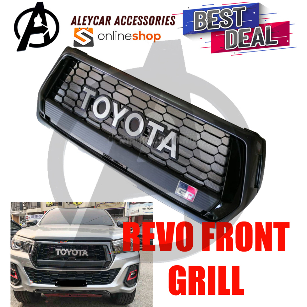 Toyota Hilux Revo rocco 2017-2020 GR Sport Front Grill HILUX Front ...