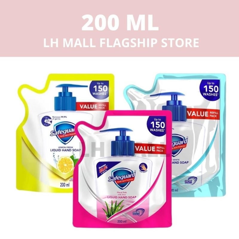Safeguard Hand Soap Lemon 225ml And Refill Pack Shopee Malaysia
