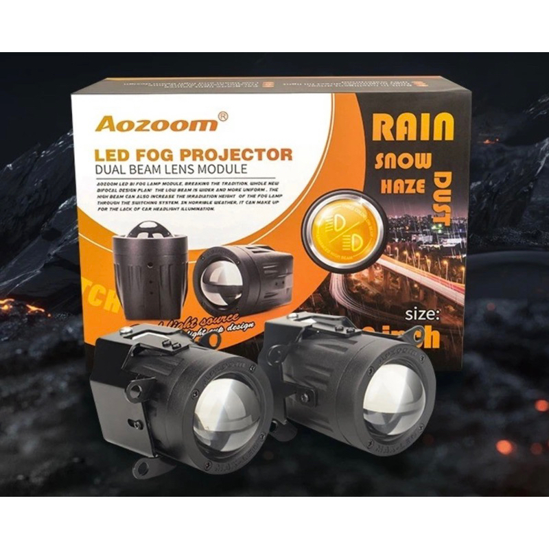 AOZOOM 2” LED FOG PROJECTOR (Suitable for the new Toyota 2” Fog Lamp ...