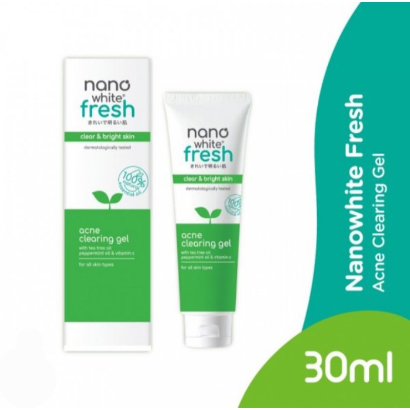 Nano White Fresh Acne Clearing Gel 30ml | Shopee Malaysia