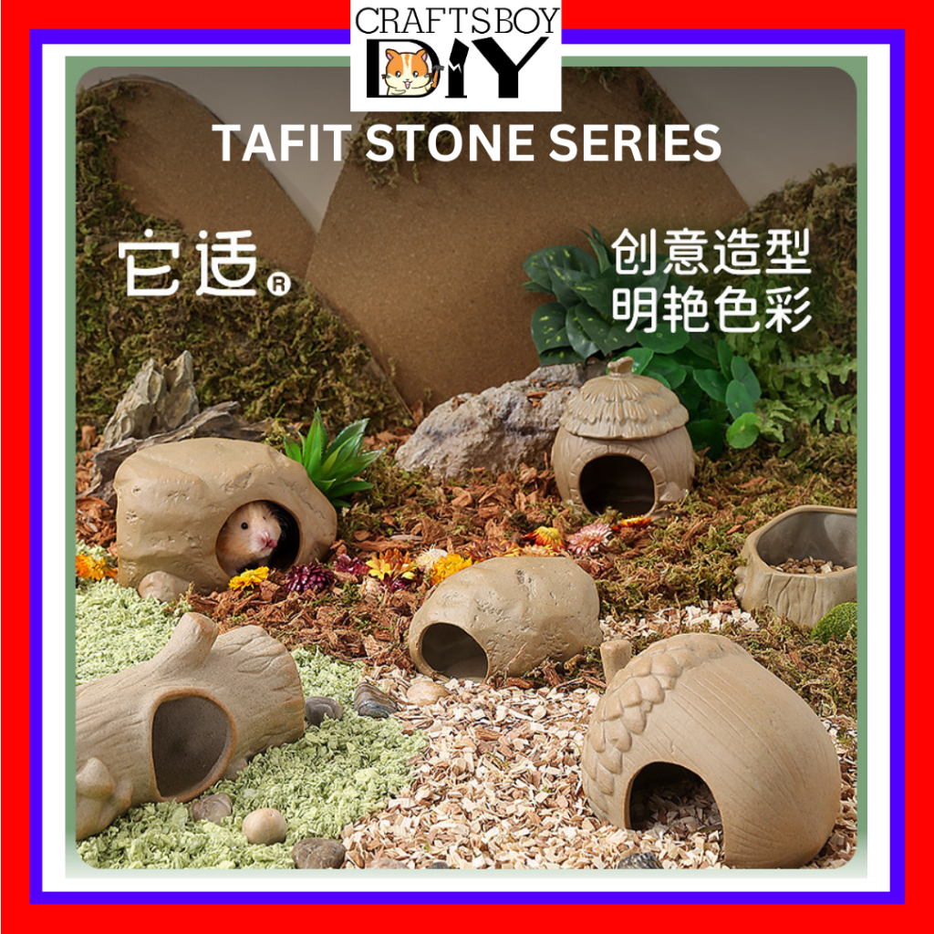 Tafit Stone House Hamster Hideout Dwarf House Syrian House Hamster ...