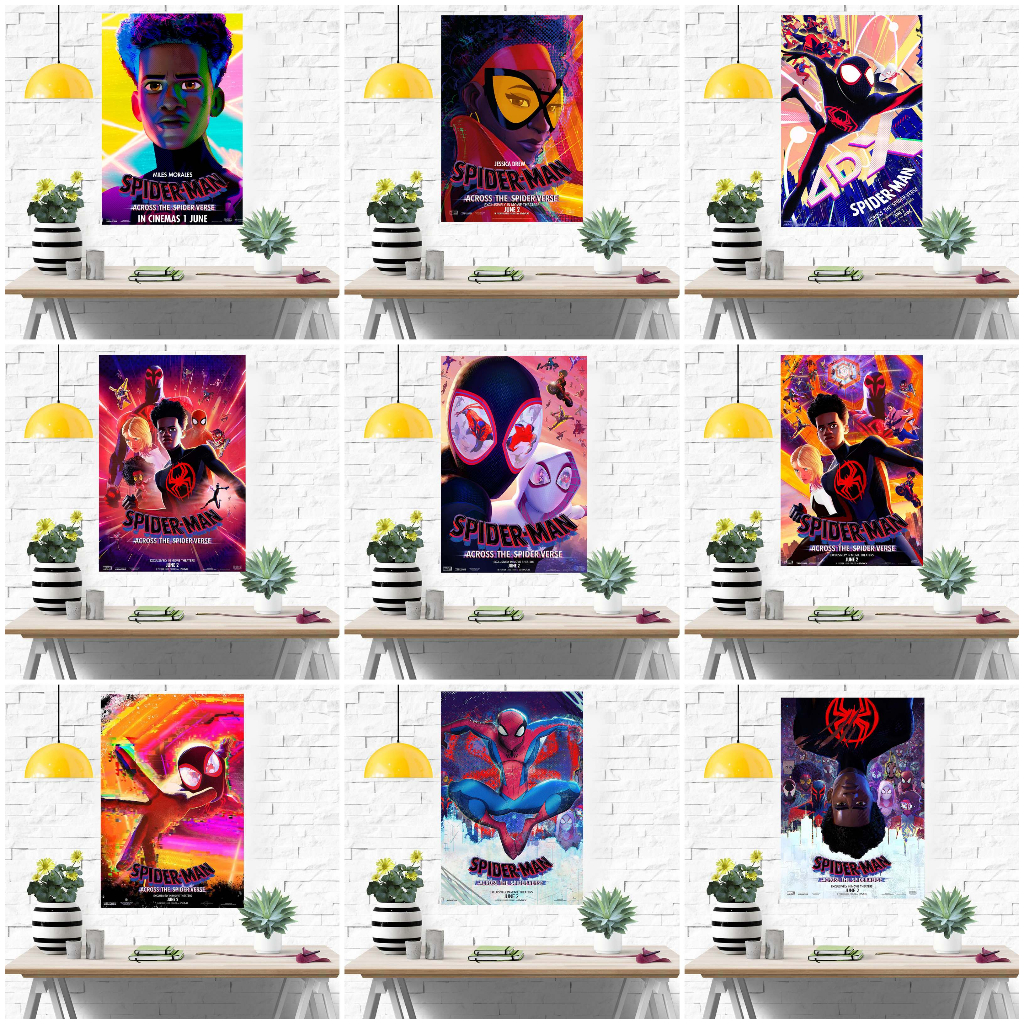 Spider-Man: Across the Spider-Verse A3 Poster & A3 Frame Wall ...
