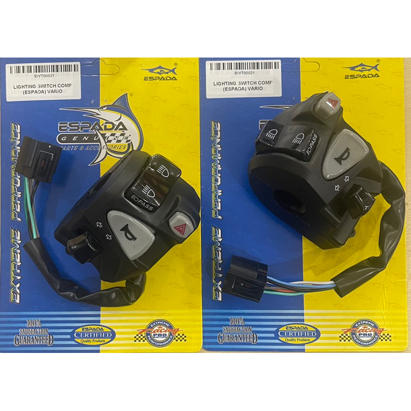 ESPADA VARIO 150 LH LIGHTING SWITCH WITH DOUBLE SIGNAL SWITH PASS LIGHT ...