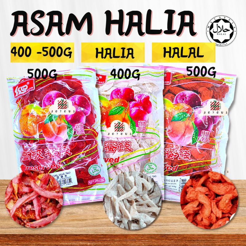 (400g - 500g) Pelbagai Jenis Asam Halia Manis / Halia Masin / Halia ...