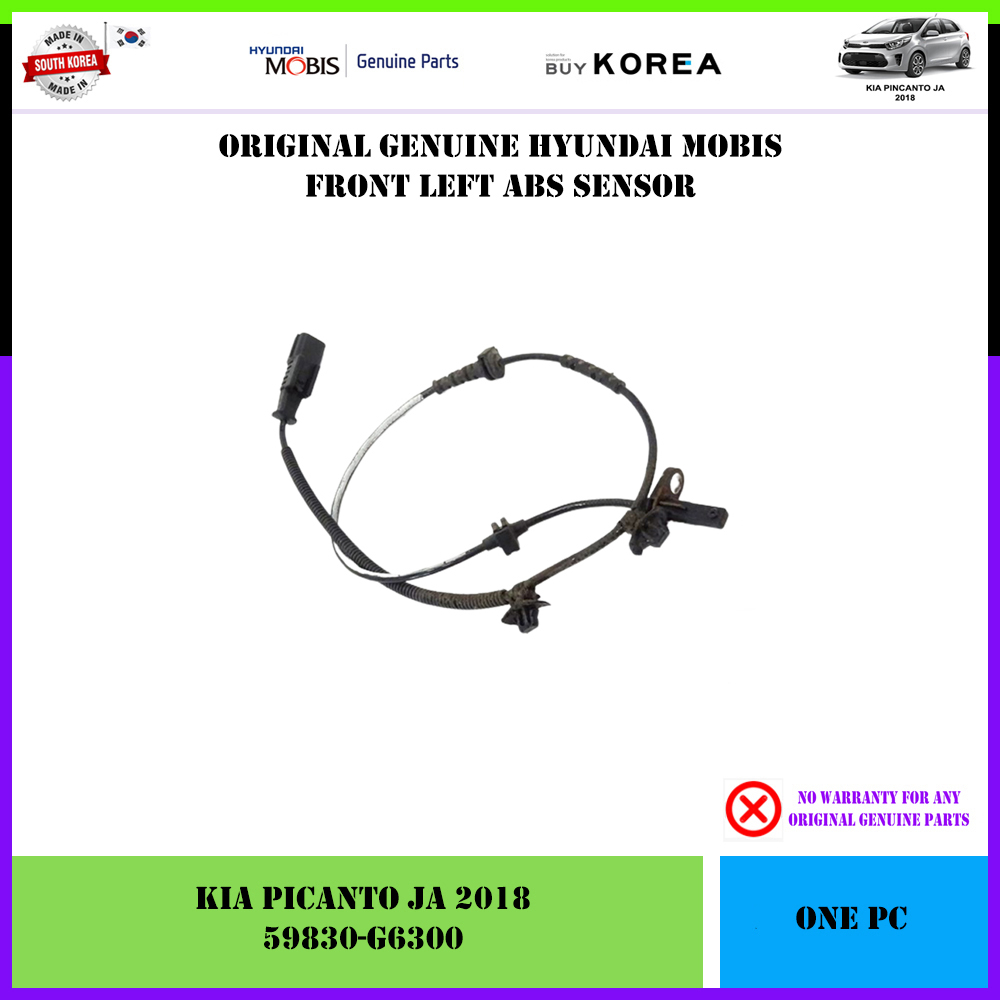 Kia Picanto JA 2018 Front Genuine Hyundai Mobis ABS Sensor (Left 58930 ...