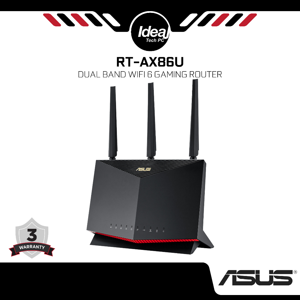 ASUS RT-AX86 Series | Dual Band WiFi 6 Gaming Router | Shopee Malaysia