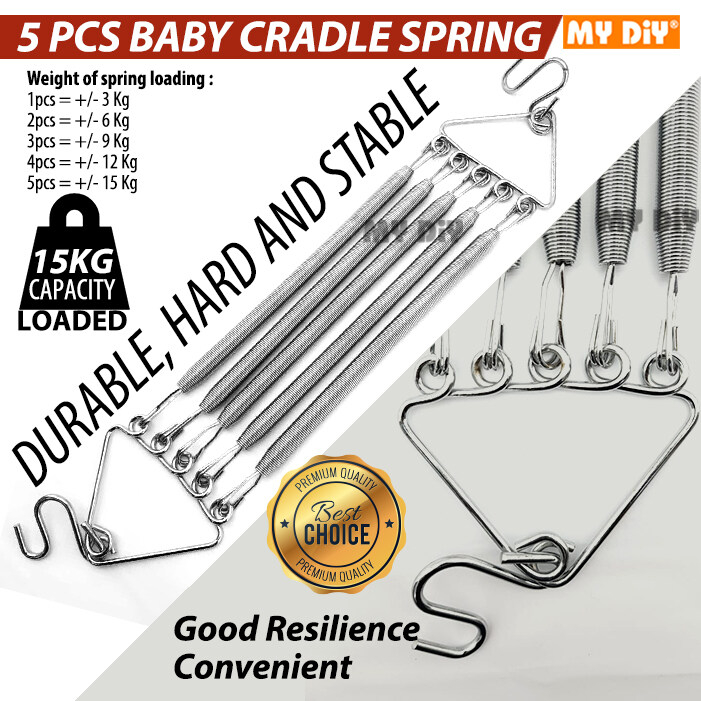 MYDIYHOMEDEPOT - 5PCS SPRING HAMMOCK SPRING BESI SPRING BUAIN BABY ...