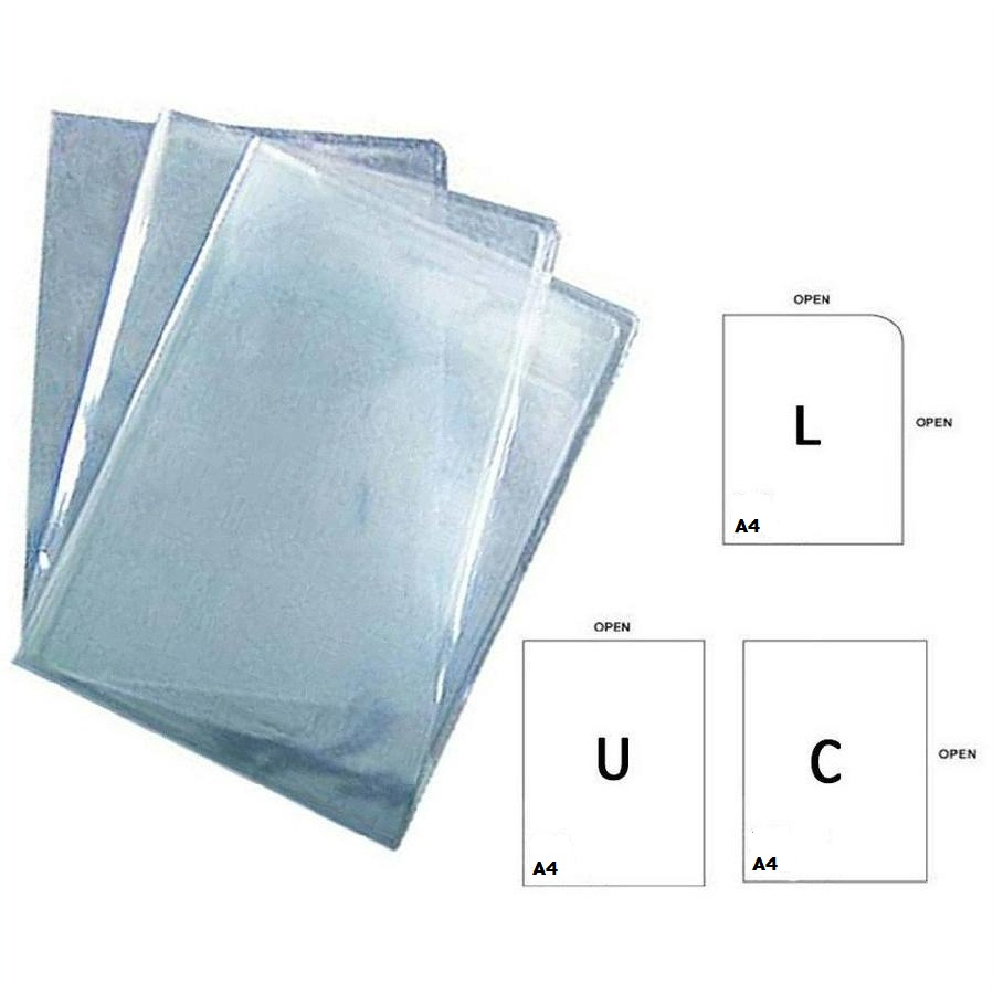 A4 Transparent Document Holder L Shape / C Shape / U Shape | Shopee ...