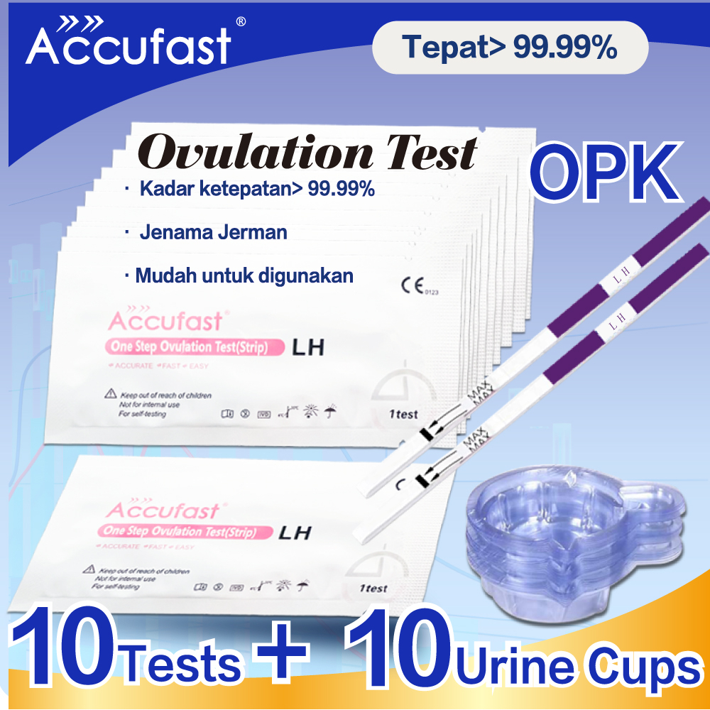 22Pcs ACCUFAST Ovulation Test Kit OPK Predict 6 Hours Later Ovulation ...