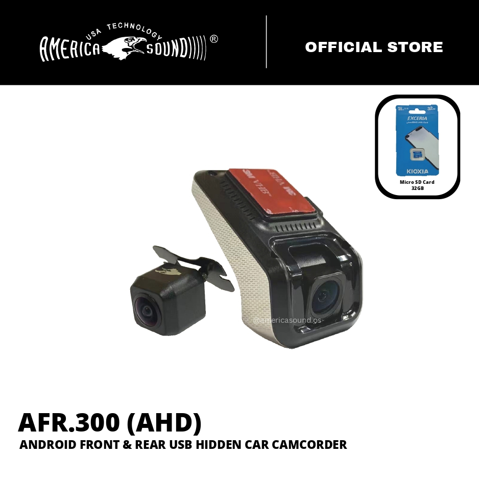 America Sound Android Front & Rear USB Hidden Car Camcorder (Car ...
