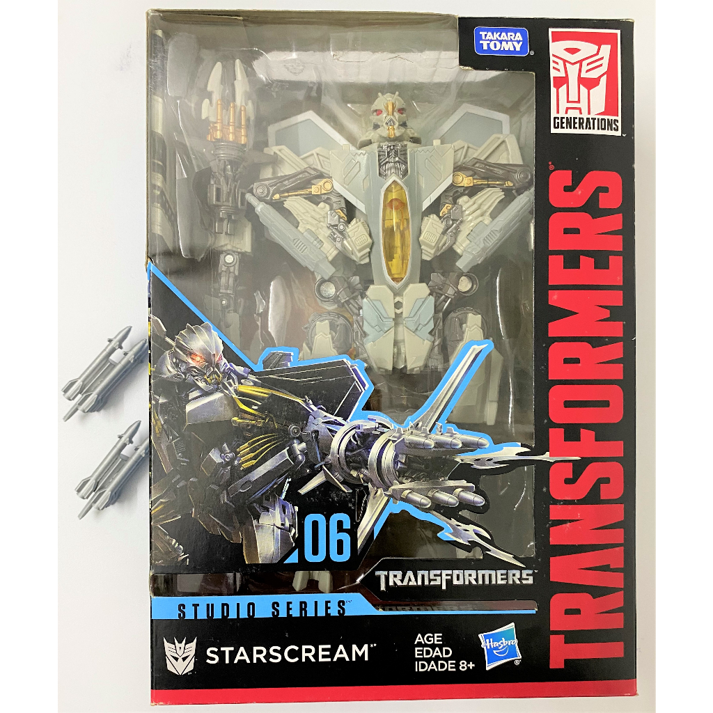 AUTHENTIC Transformers Studio Series 06 SS06 Movie 1 Starscream BIB ...