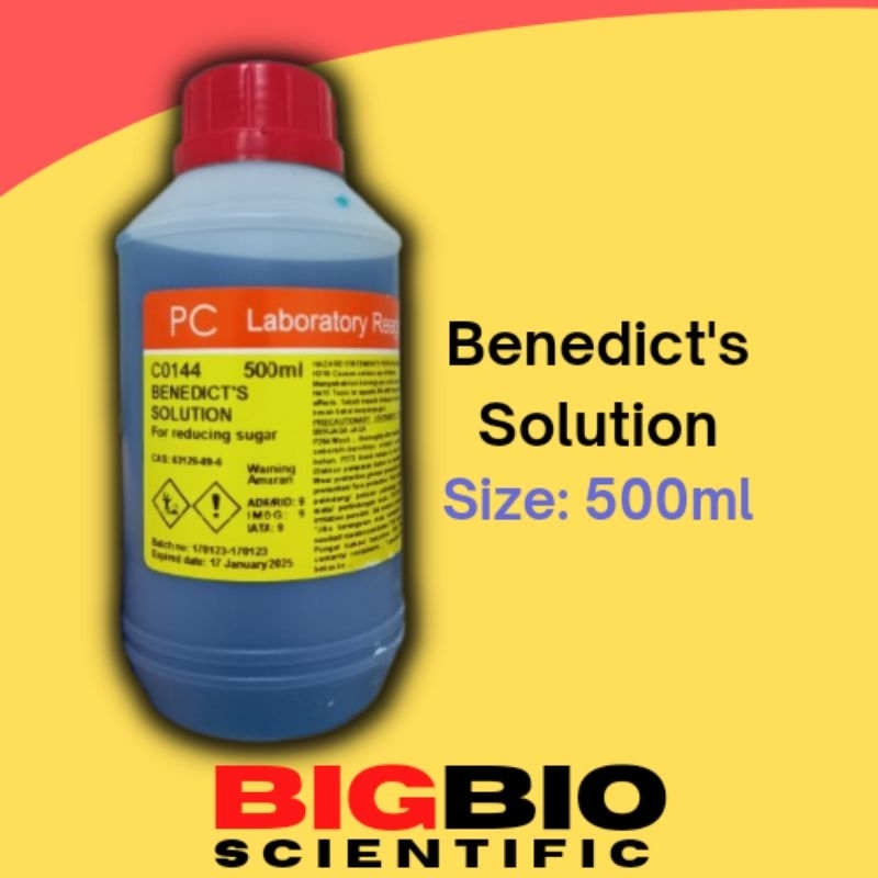 [READY STOCK] Benedict's Solution, 500ml | Shopee Malaysia