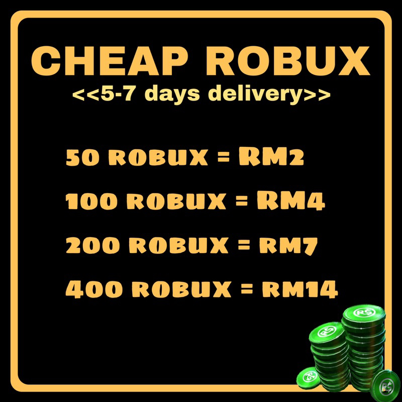 ⭐️Cheap Robux Roblox Game Top Up 5 days Pending - Fast Delivery ...