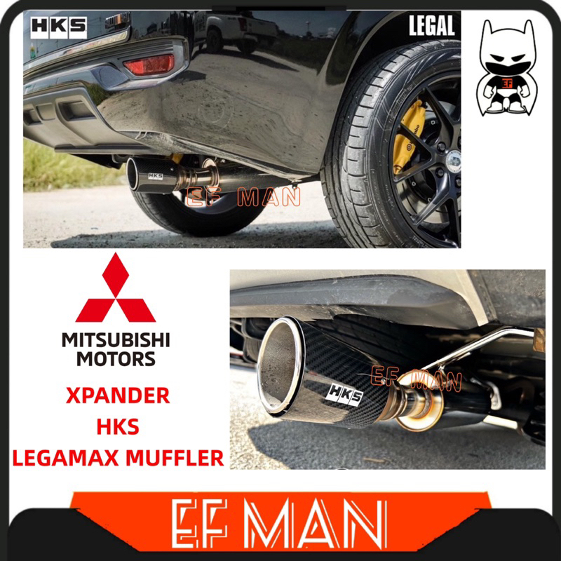 MITSUBISHI XPANDER HKS LEGAMAX MUFFLER EXHAUST PIPE SET 100% ORIGINAL ...