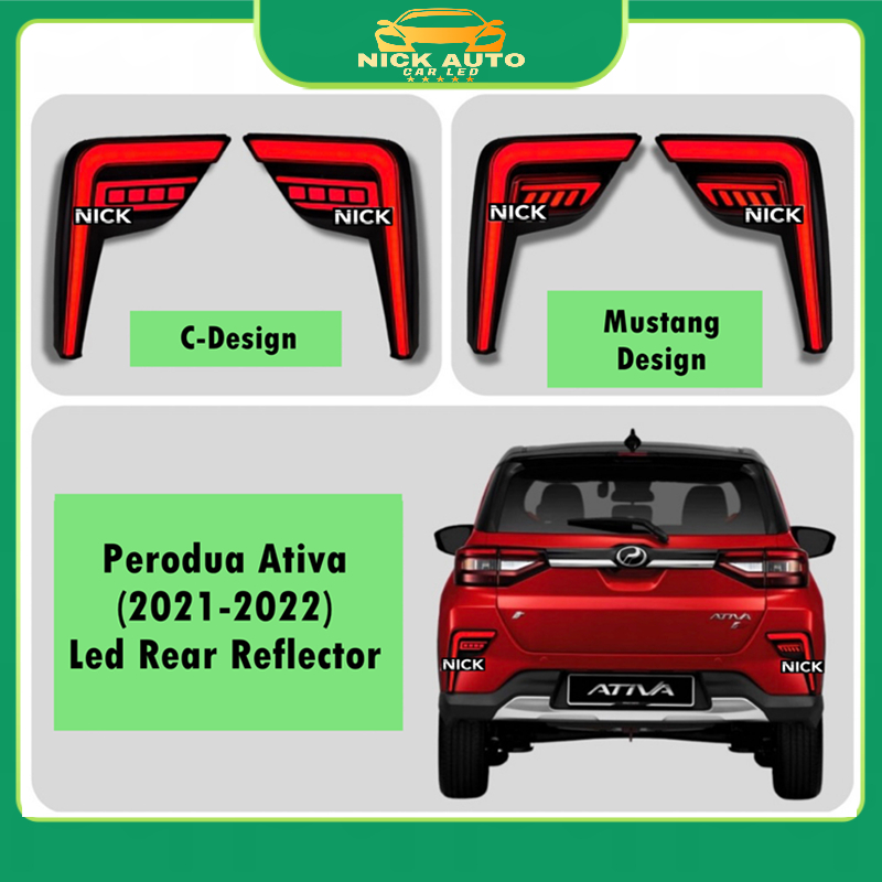 Perodua Ativa DRL LED Rear Reflector | Shopee Malaysia