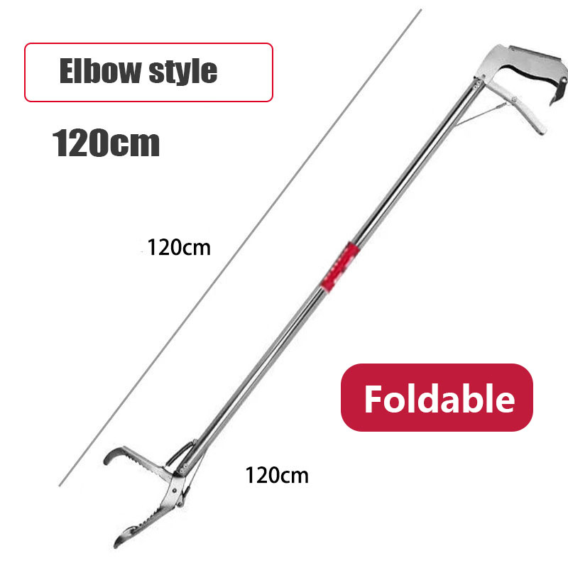 2M/1.5M/1.2M/0.75M Snake Stick Catcher Stainless Steel Snake Tongs ...