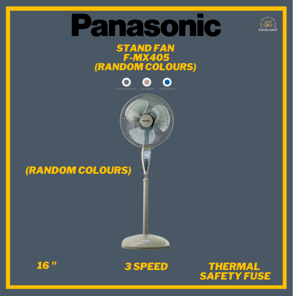Panasonic Stand Fan F-MX405 FMX405 16 inch sirim 3 speed high quality ...