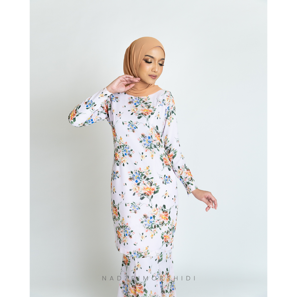 NADZRI MORSHIDI | TIARA KURUNG MODERN CHIFFON PRINCESS CUT | BAJU RAYA ...