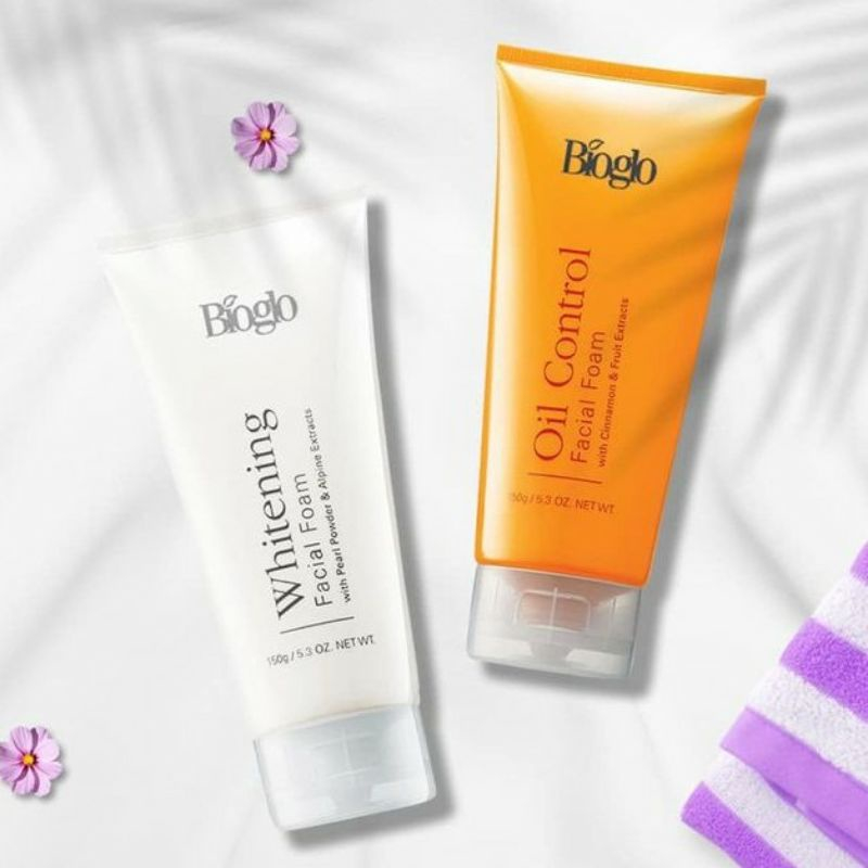 COSWAY Bioglo Whitening Facial Foam & Oil Control Facial Foam 150g ...