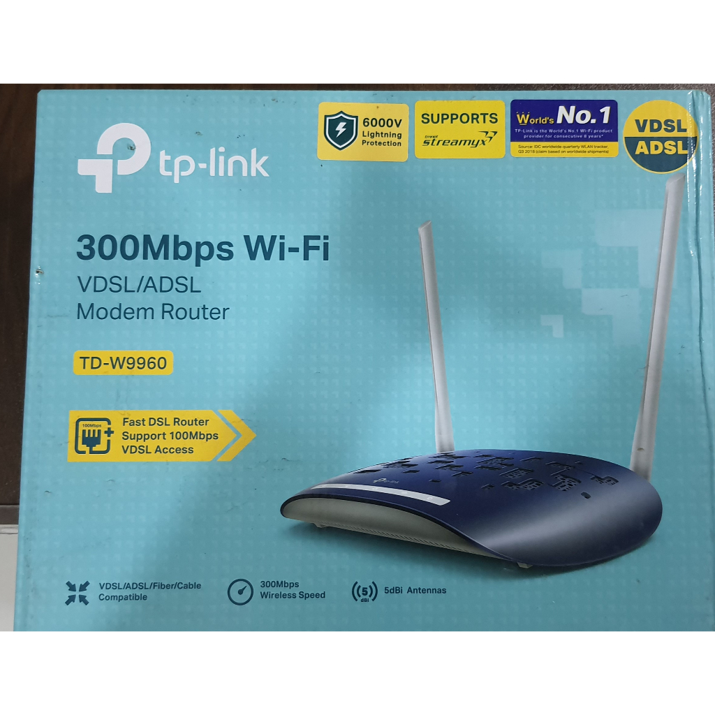 TP-LINK ADSL MODEM/ROUTER 300MBPS MODEL TD-W9960 | Shopee Malaysia