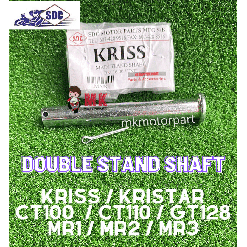 (Free Pin) SHAFT Main Stand Modenas KRISS / KRISTAR / CT100 / CT110 ...