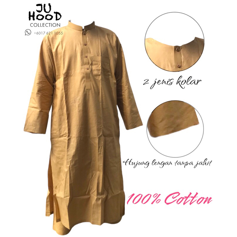 Kurta Labuh 100% Cotton Pakistan | Envelope Gold | Shopee Malaysia