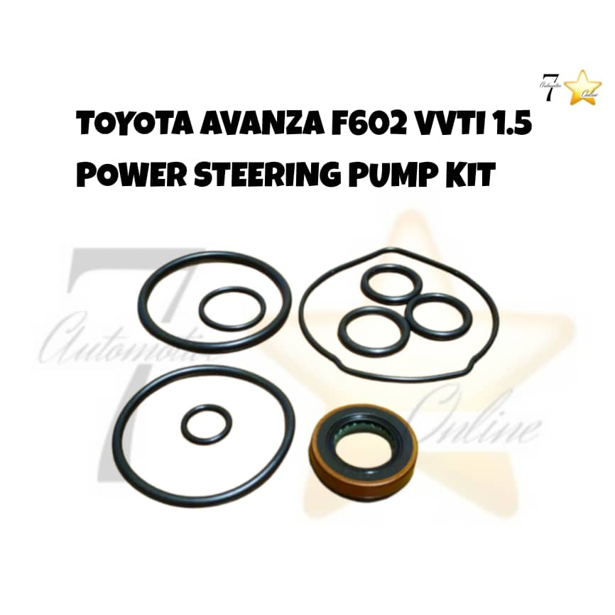 TOYOTA AVANZA F602 VVTI 1.5 POWER STEERING PUMP KIT 44310-BZ080 ...